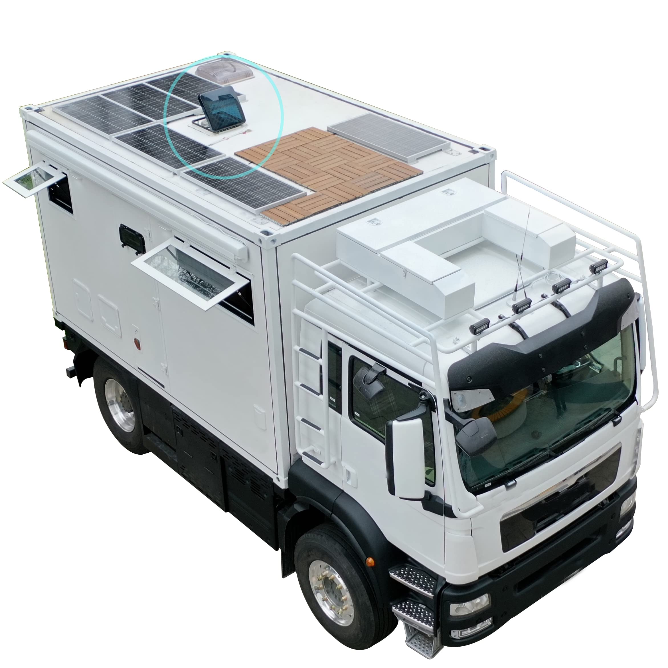 hurrventer Build-in Rain Shield Rv Roof Vent Fan Trailer 10 Speed Remote Control