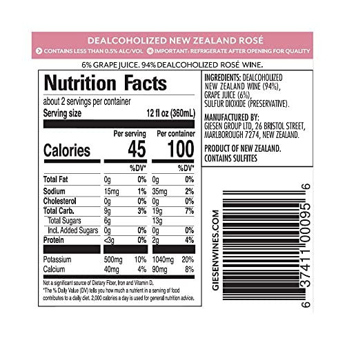 Orchard Hill [Pack of 1] Giesen 0% (Non-alcoholic / Dealcoholized) (New Zealand Rose 750ML)