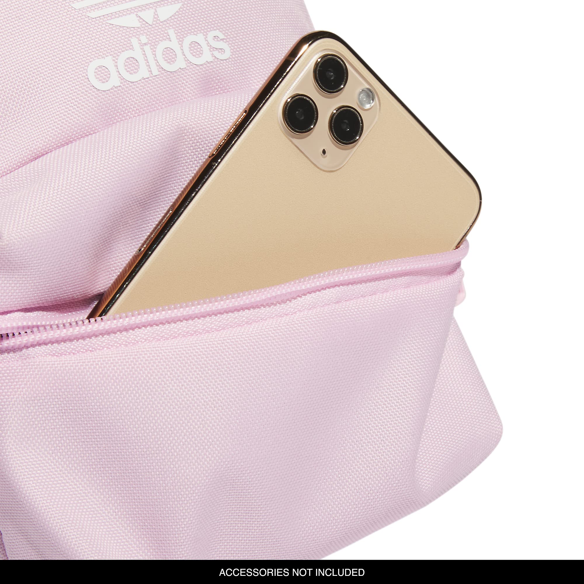 adidas Originals Trefoil 2.0 Mini Backpack Small Travel Bag, Orchid Fusion Purple, One Size