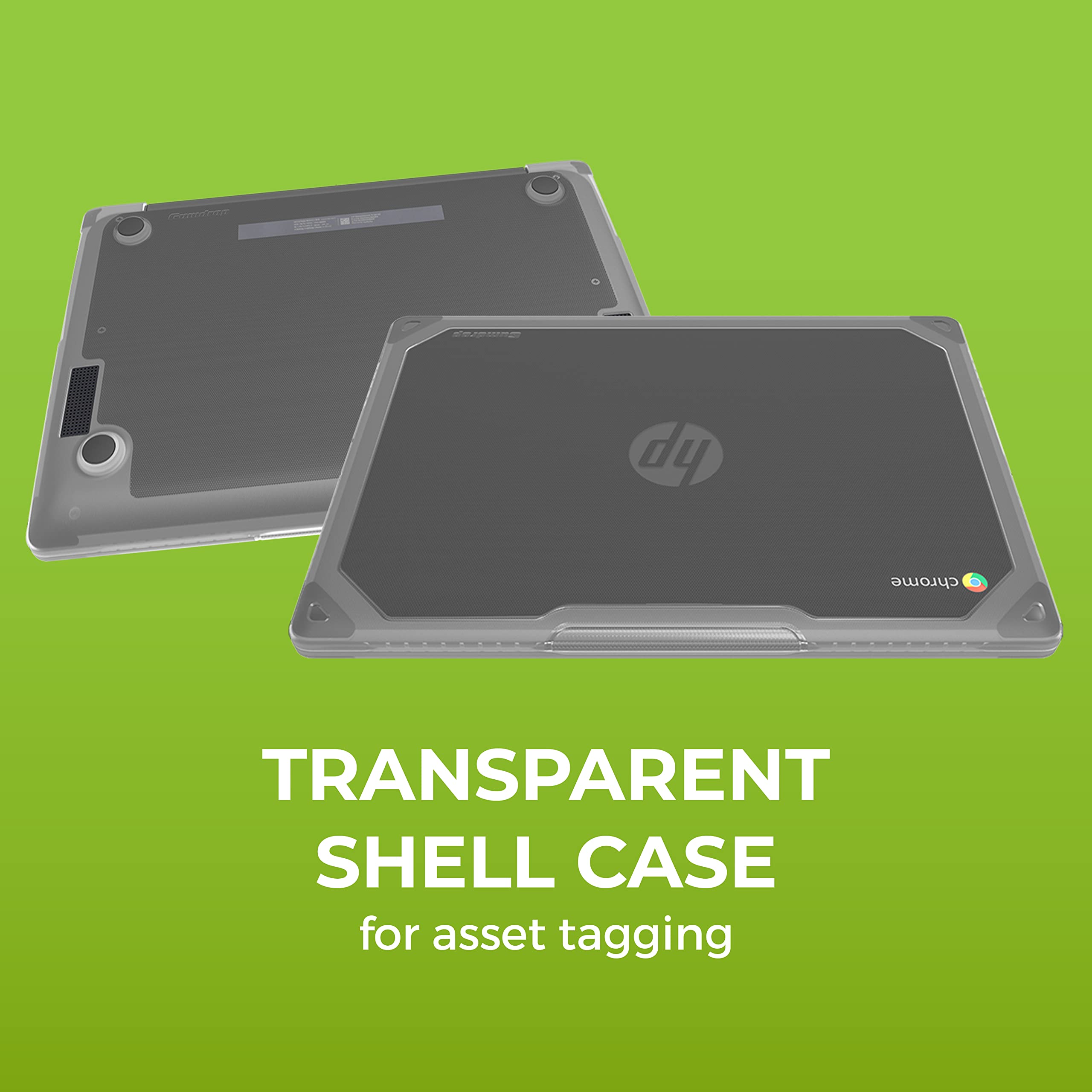 Gumdrop BumpTech Protective Laptop Case Fits HP Chromebook 11 G8/G9 EE (Clamshell). Designed for Kids, K-12 Students, Teachers, and Classrooms β Scratch and Bump Protection β Black