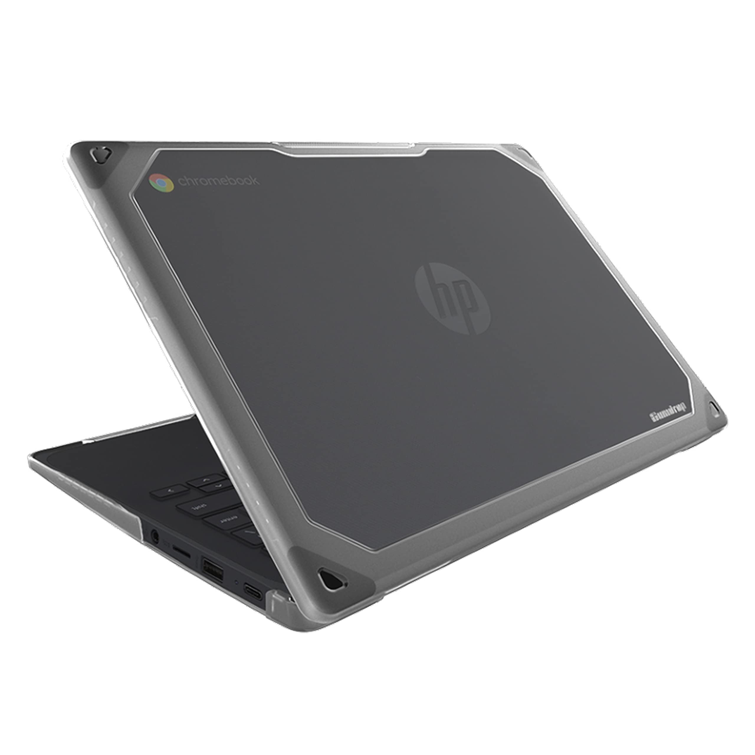 Gumdrop BumpTech Protective Laptop Case Fits HP Chromebook 11 G8/G9 EE (Clamshell). Designed for Kids, K-12 Students, Teachers, and Classrooms – Scratch and Bump Protection – Black
