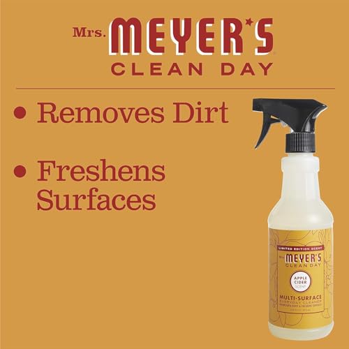 MRS. MEYER'S CLEAN DAY All-Purpose Cleaner Spray, Limited Edition Apple Cider, 16 fl. oz - Pack of 3