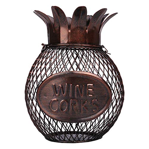 Too-arts Pineapple Wine Cork Container Handcrafts Art Work (type1)