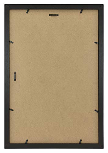 MCS Studio Gallery Frame, Black Woodgrain, 16 x 24 in, Single
