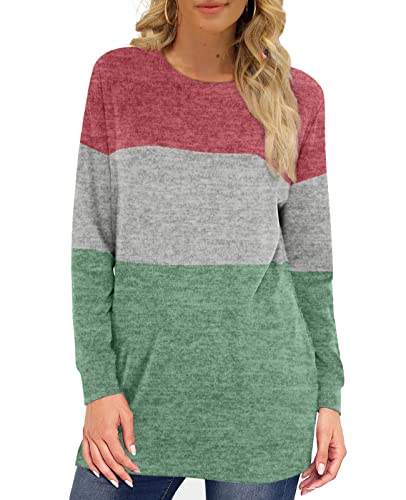 OFEEFAN Womens Fall Clothes Oversized Casual Tunic Tops To Wear with Leggings XXL