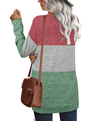 OFEEFAN Womens Fall Clothes Oversized Casual Tunic Tops To Wear with Leggings XXL