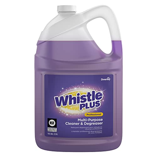 Diversey CBD540588 Whistle Plus Professional Multi Purpose Cleaner & Degreaser, Heavy Duty Stain Remover with Citrus Scent, Ready-to-Use Refill, 1-Gallon
