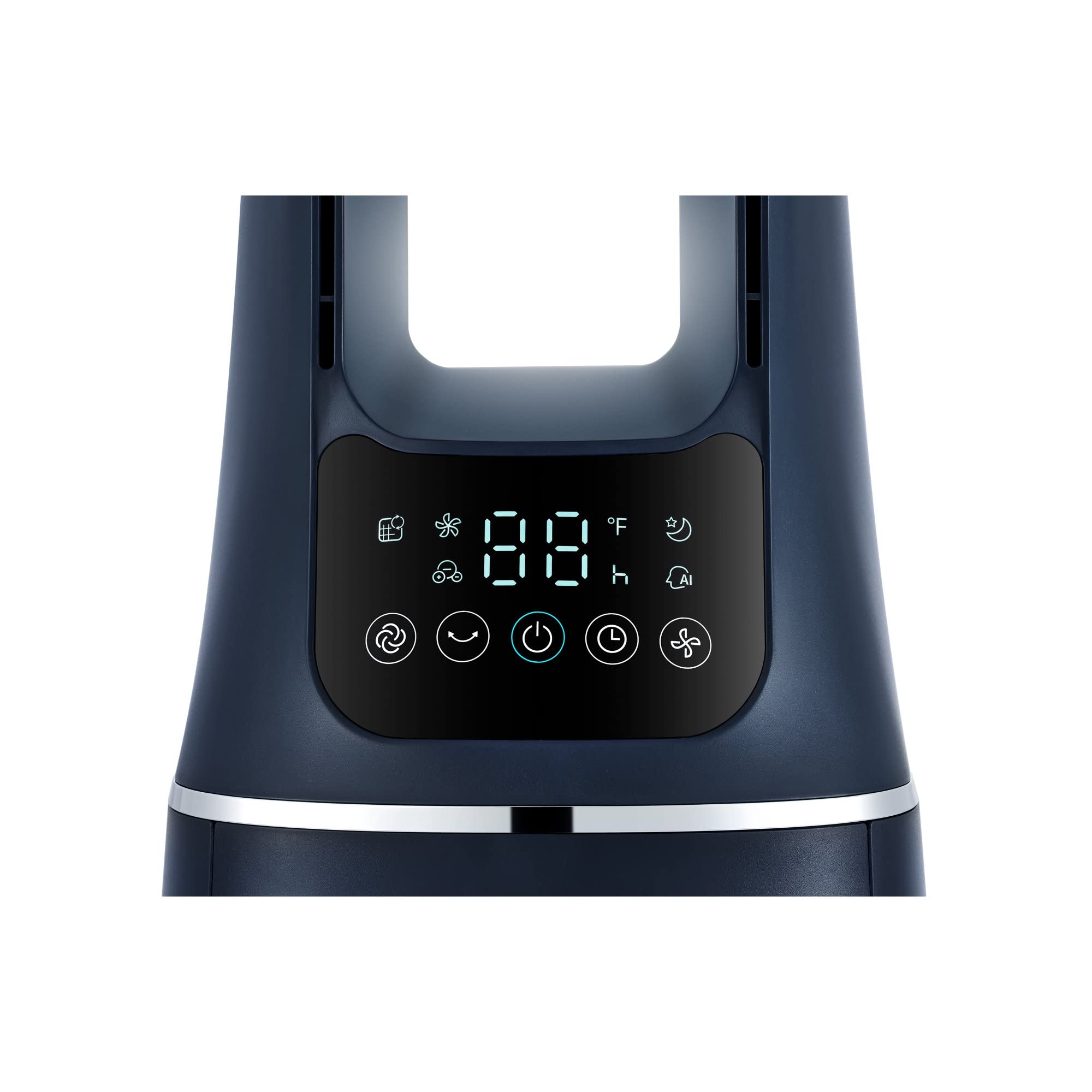 Midea 41" Bladeless Tower Fan & HEPA Air Purifier with Remote Control, Blue, AMS150-PB (Renewed)