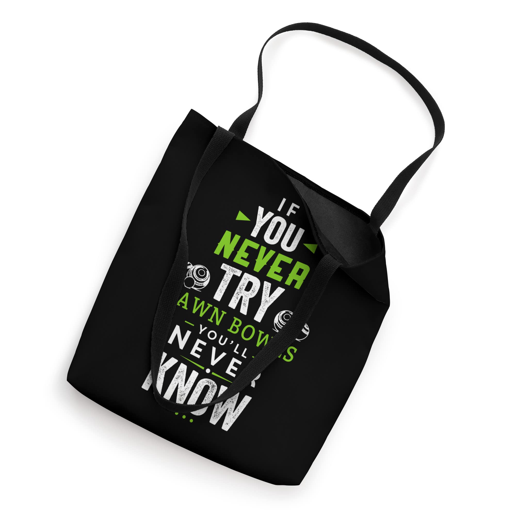 Funny Lawn Bowls Idea For Women & Bowling Green Tote Bag