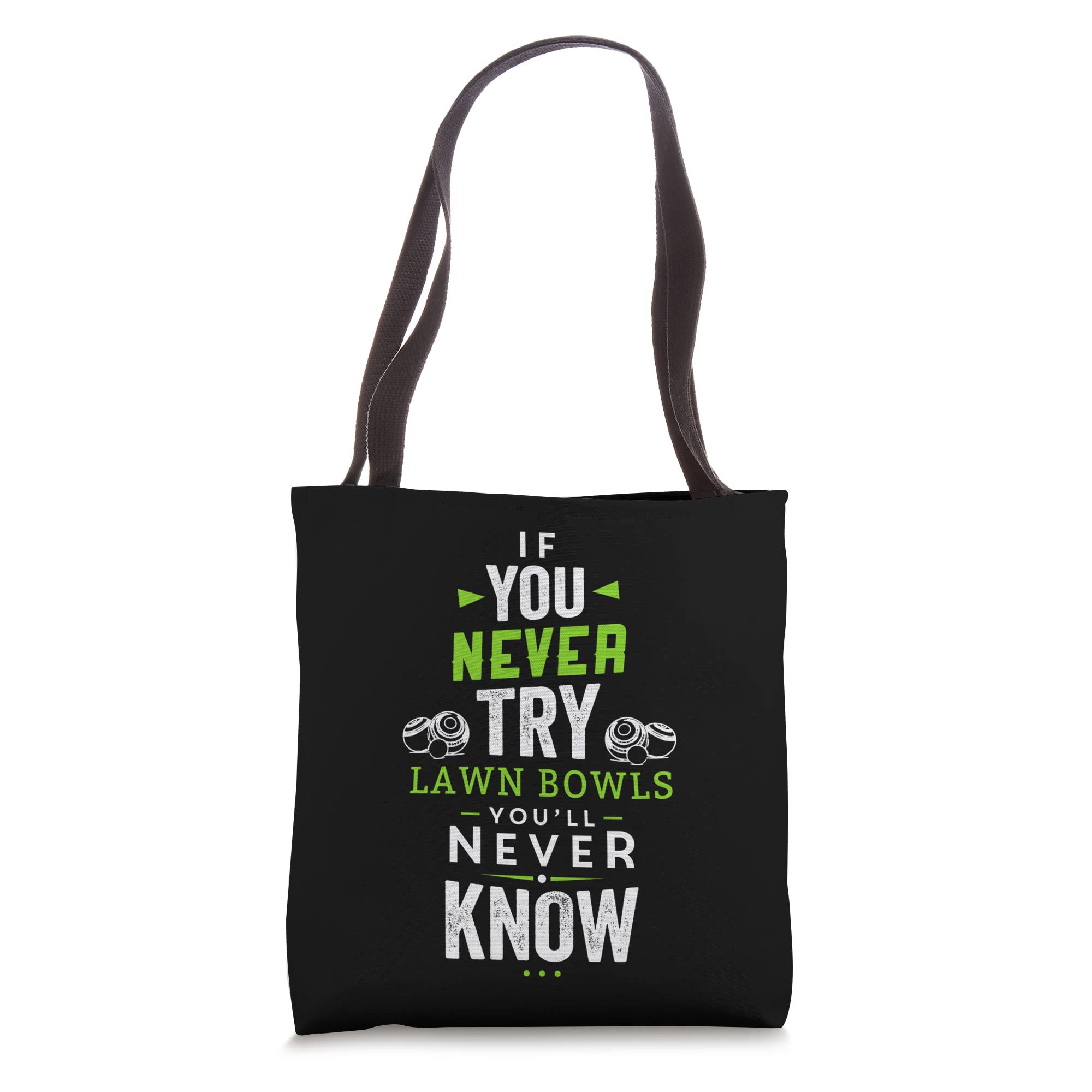 Funny Lawn Bowls Idea For Women & Bowling Green Tote Bag