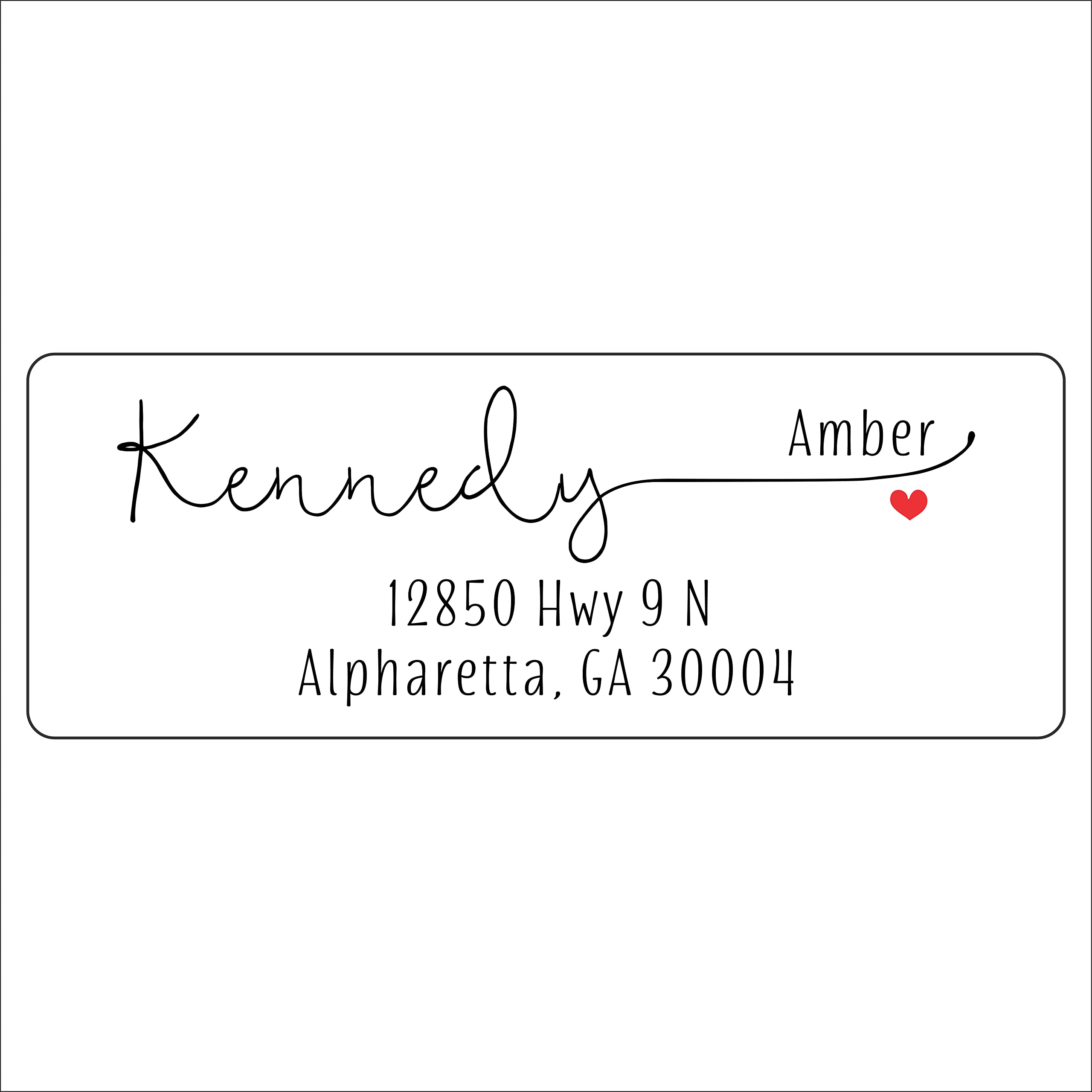 PrettySweetParty Clear Frosted Matte Finish Return Address Labels, Paper, 150 Labels, 5 Sheets, 30 Labels per Sheet, 2.625'' x 1''