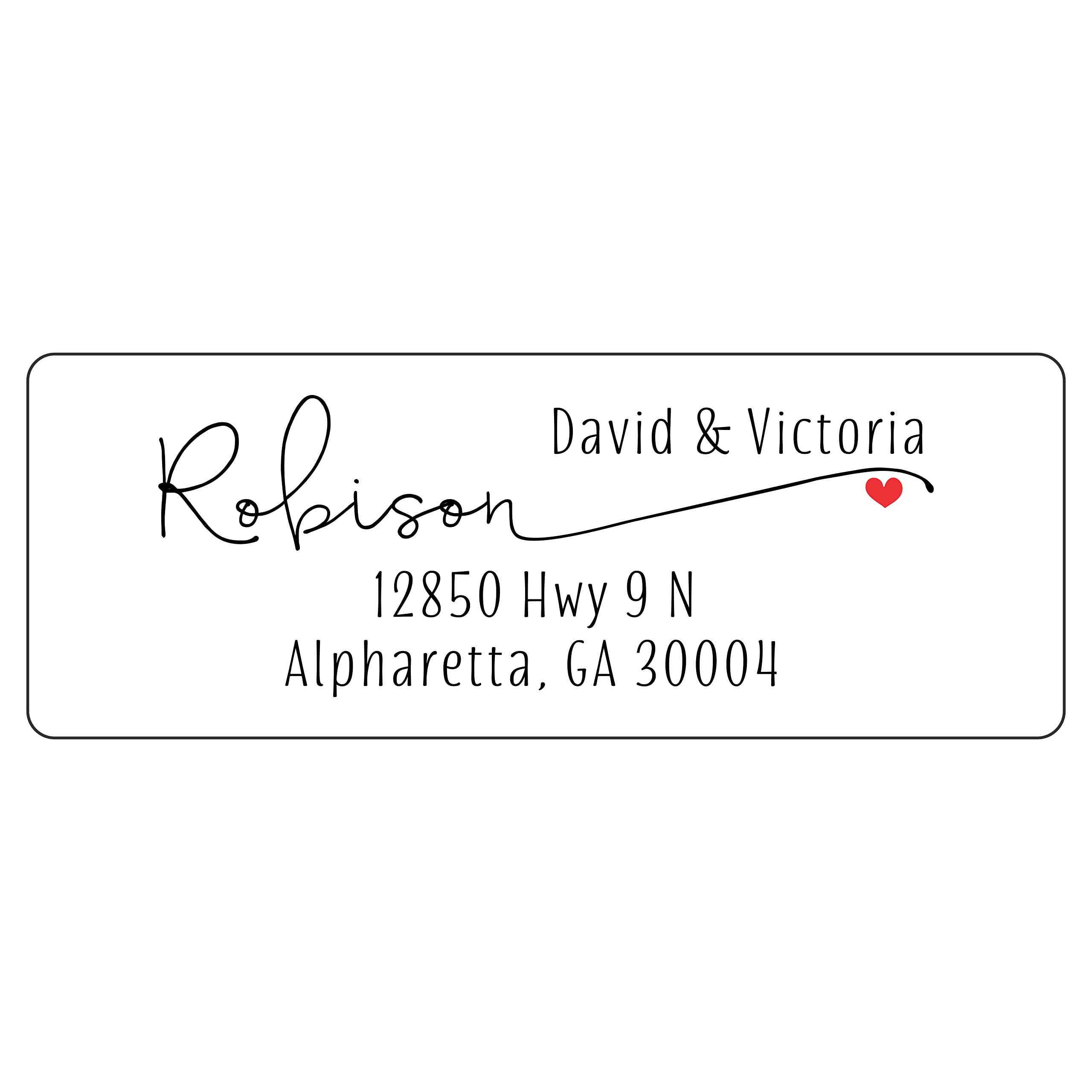 PrettySweetParty Clear Frosted Matte Finish Return Address Labels, Paper, 150 Labels, 5 Sheets, 30 Labels per Sheet, 2.625'' x 1''