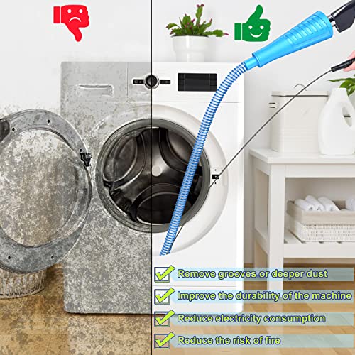 Sealegend Dryer Vent Cleaner Kit Vacuum Attachment Bendable Dryer Lint Remover with Guide Wire Dryer Lint Screen Cleaning Hose