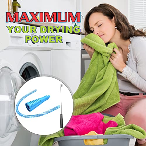 Sealegend Dryer Vent Cleaner Kit Vacuum Attachment Bendable Dryer Lint Remover with Guide Wire Dryer Lint Screen Cleaning Hose