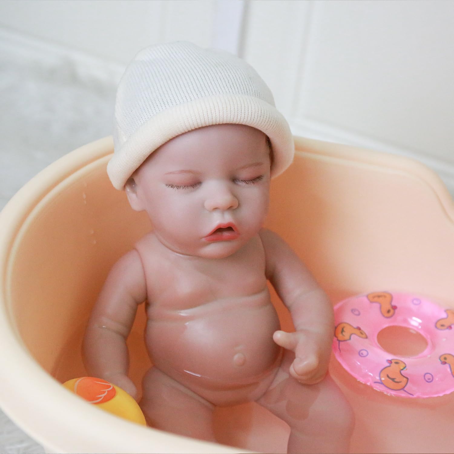 CARANOVO Reborn Baby Dolls - 12 Inch Realistic Sleeping Newborn Small Baby Doll for 3 + Year Old Kids
