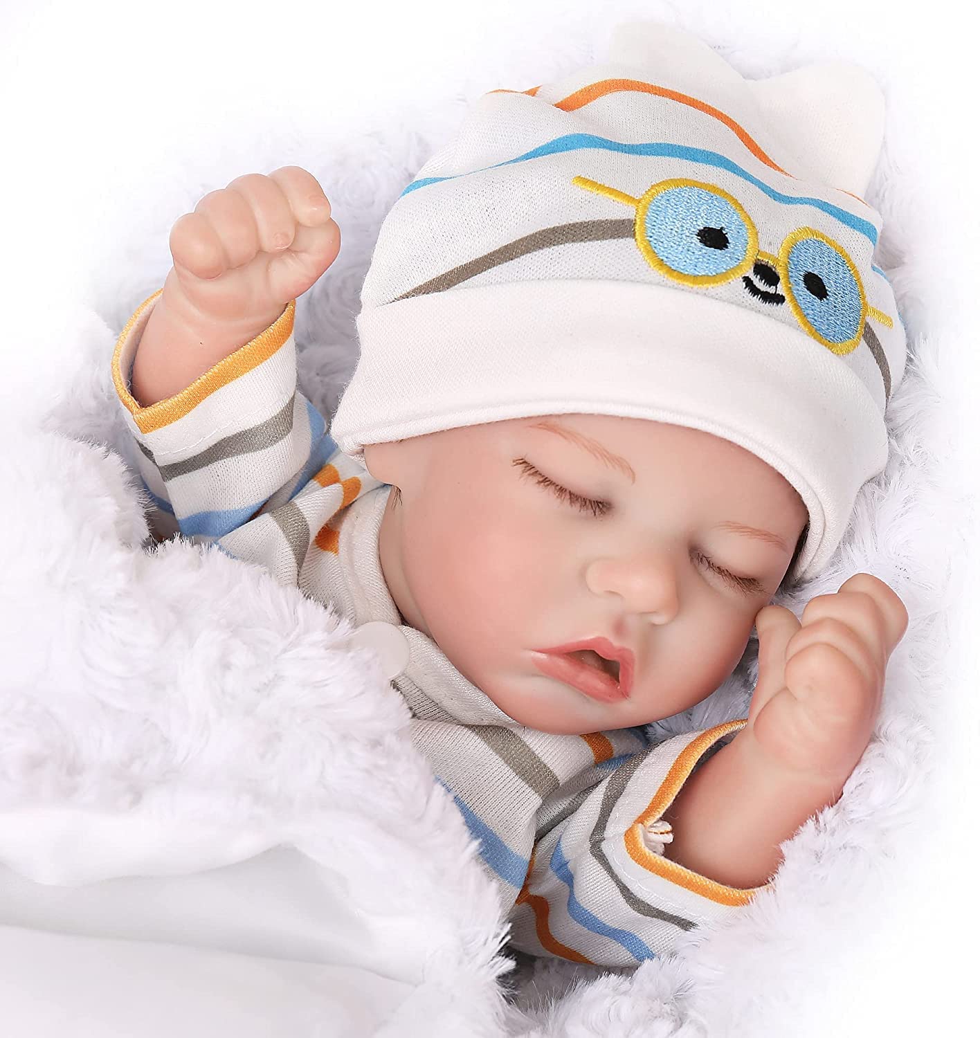 CARANOVO Reborn Baby Dolls - 12 Inch Realistic Sleeping Newborn Small Baby Doll for 3 + Year Old Kids