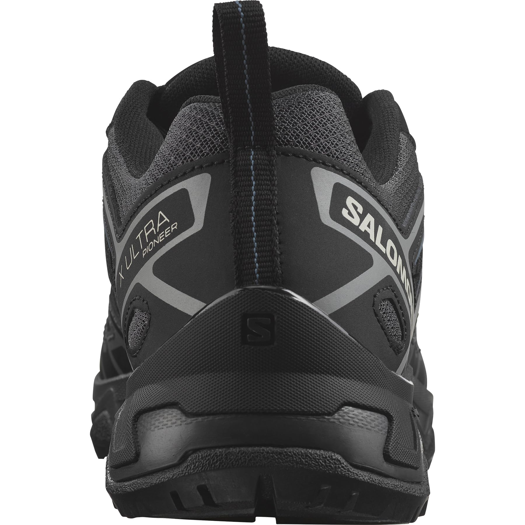 Salomon Men's X ULTRA PIONEER Hiking Shoes for Men, Black / Ebony / Blue Ashes, 10