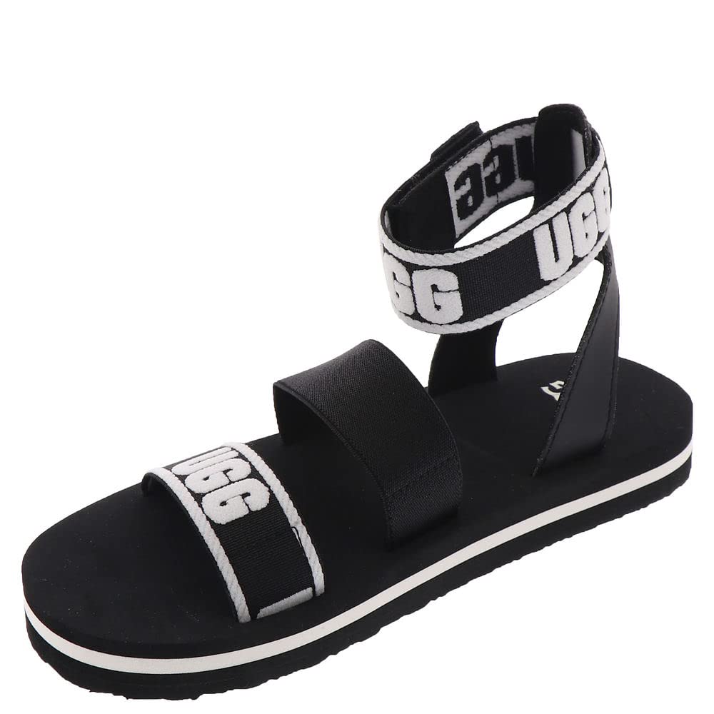 UGG Unisex-Child Allisa Sandal, Black, 2