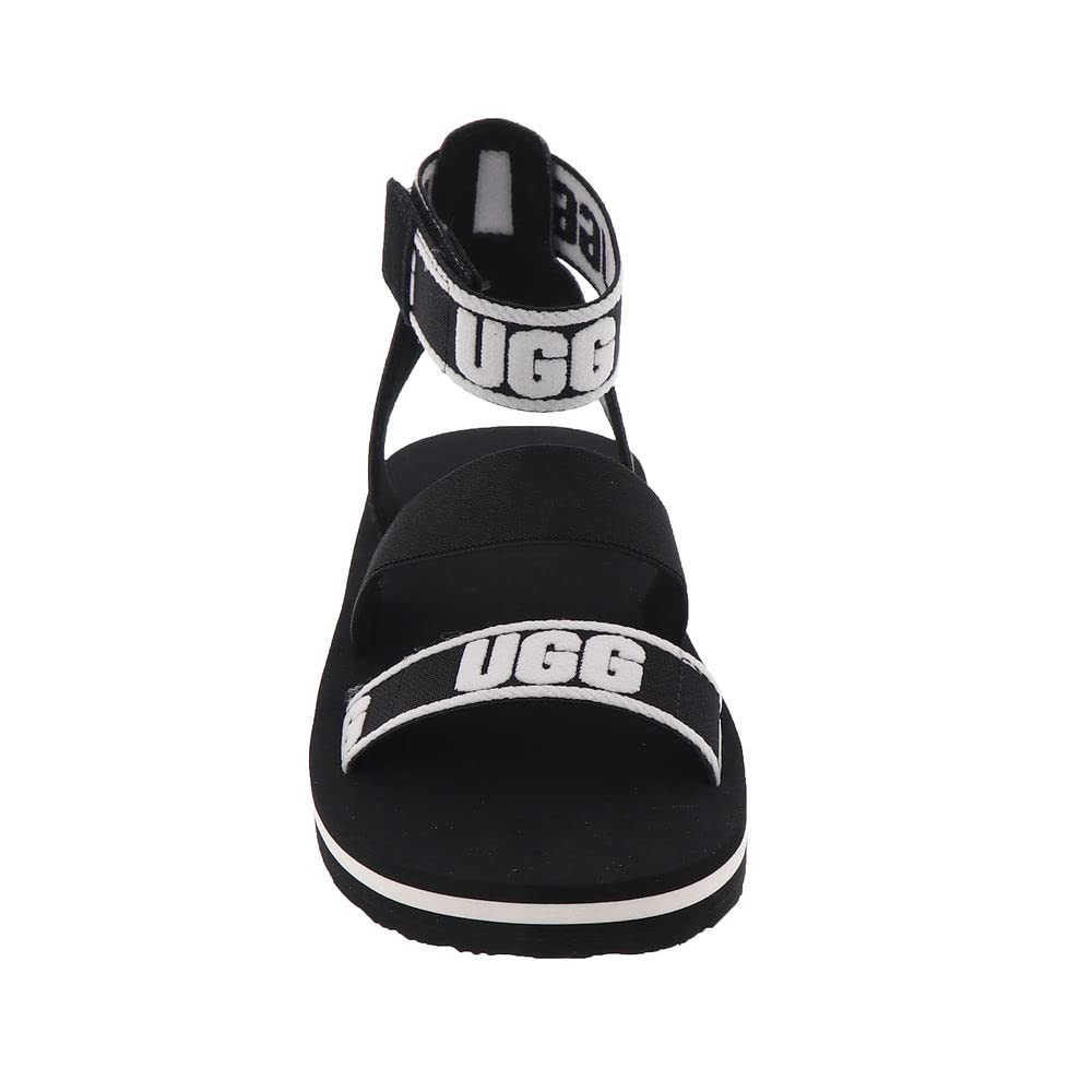 UGG Unisex-Child Allisa Sandal, Black, 2