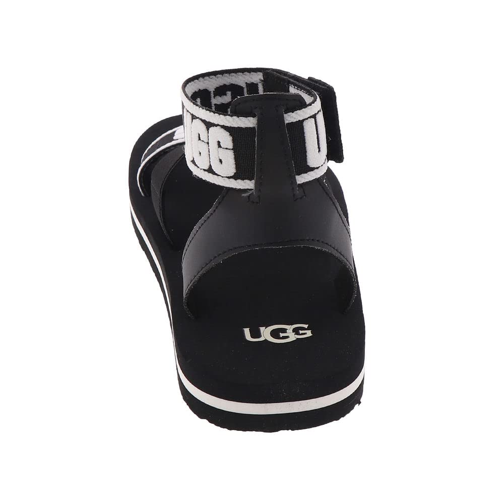 UGG Unisex-Child Allisa Sandal, Black, 2