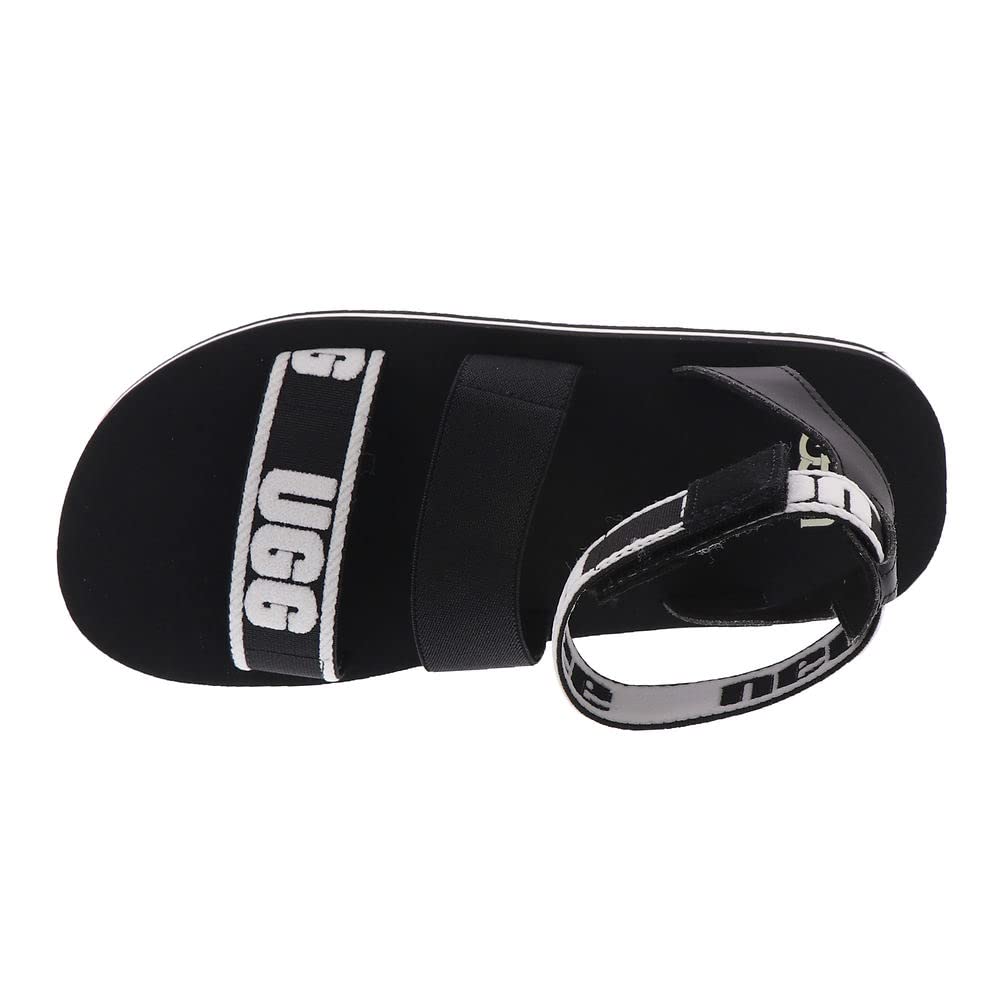 UGG Unisex-Child Allisa Sandal, Black, 6