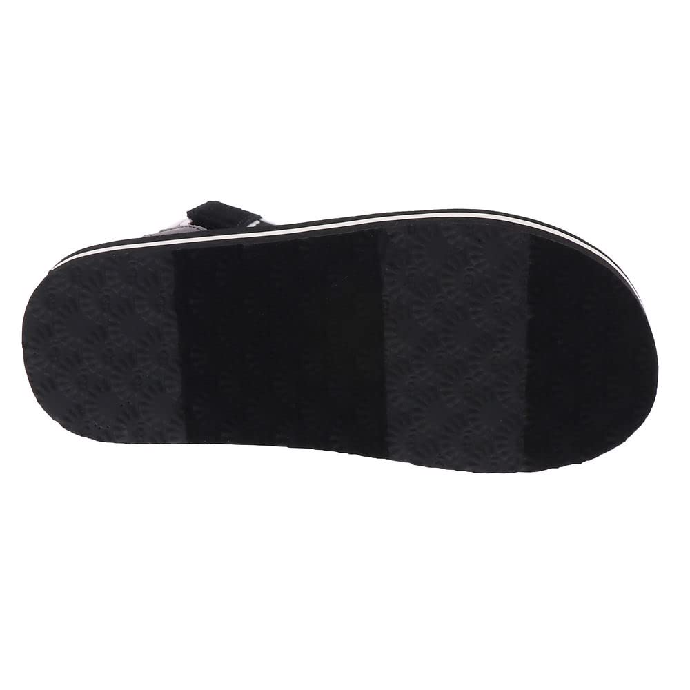 UGG Unisex-Child Allisa Sandal, Black, 6