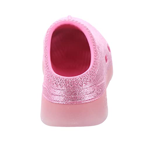 UGG Unisex-Child Tasman Sport Glitter Slip On, Pink, 1 Big Kid