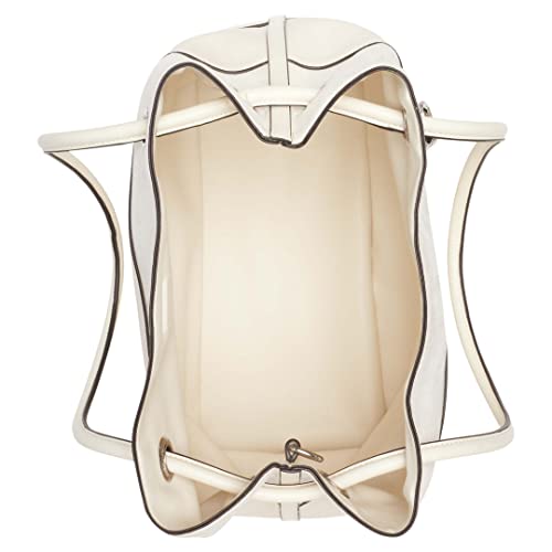 Calvin Klein Gabrianna Novelty North/South Key Item Tote, Cherub White Mixed