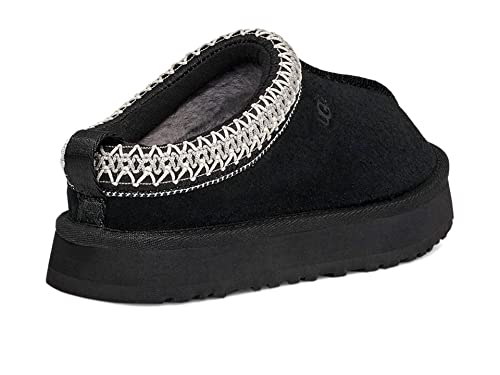 UGG Unisex-Child Tazz Slipper, Black, 2