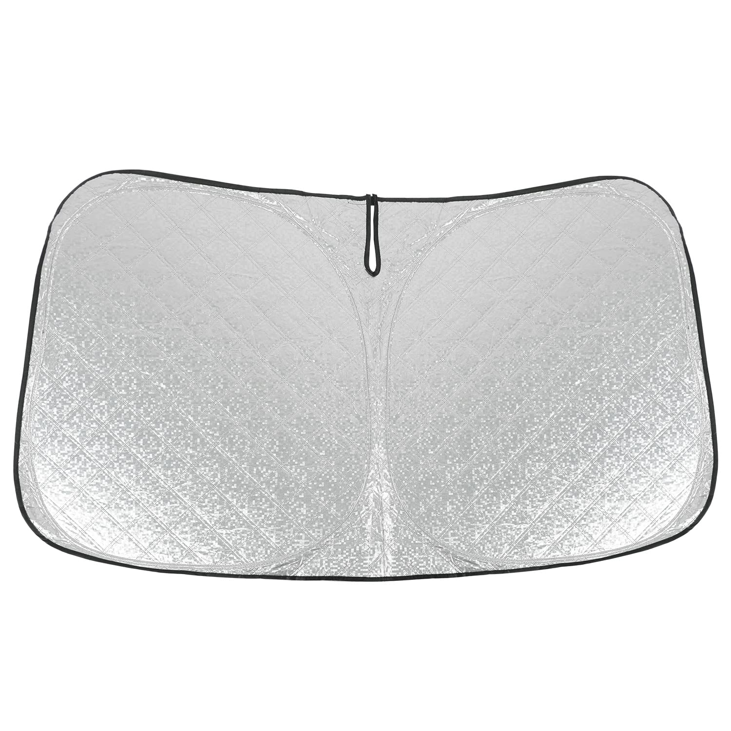 D-Lumina Windshield Sun Shade Compatible with Toyota Tacoma 2016 2017 2018 2019 2020 2021 2022 2023 - Upgraded 3 Layers 240T Material, Foldable Front Window Sun Shield Protector