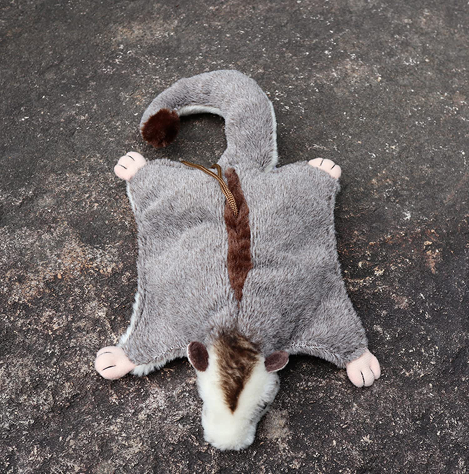 ZHONGXIN MADE Sugar Glider Plush - Realistic Sugar Glider Stuffed Animal, 8.5 inch Plush Toy, Furry Stuff Gifts for Kids