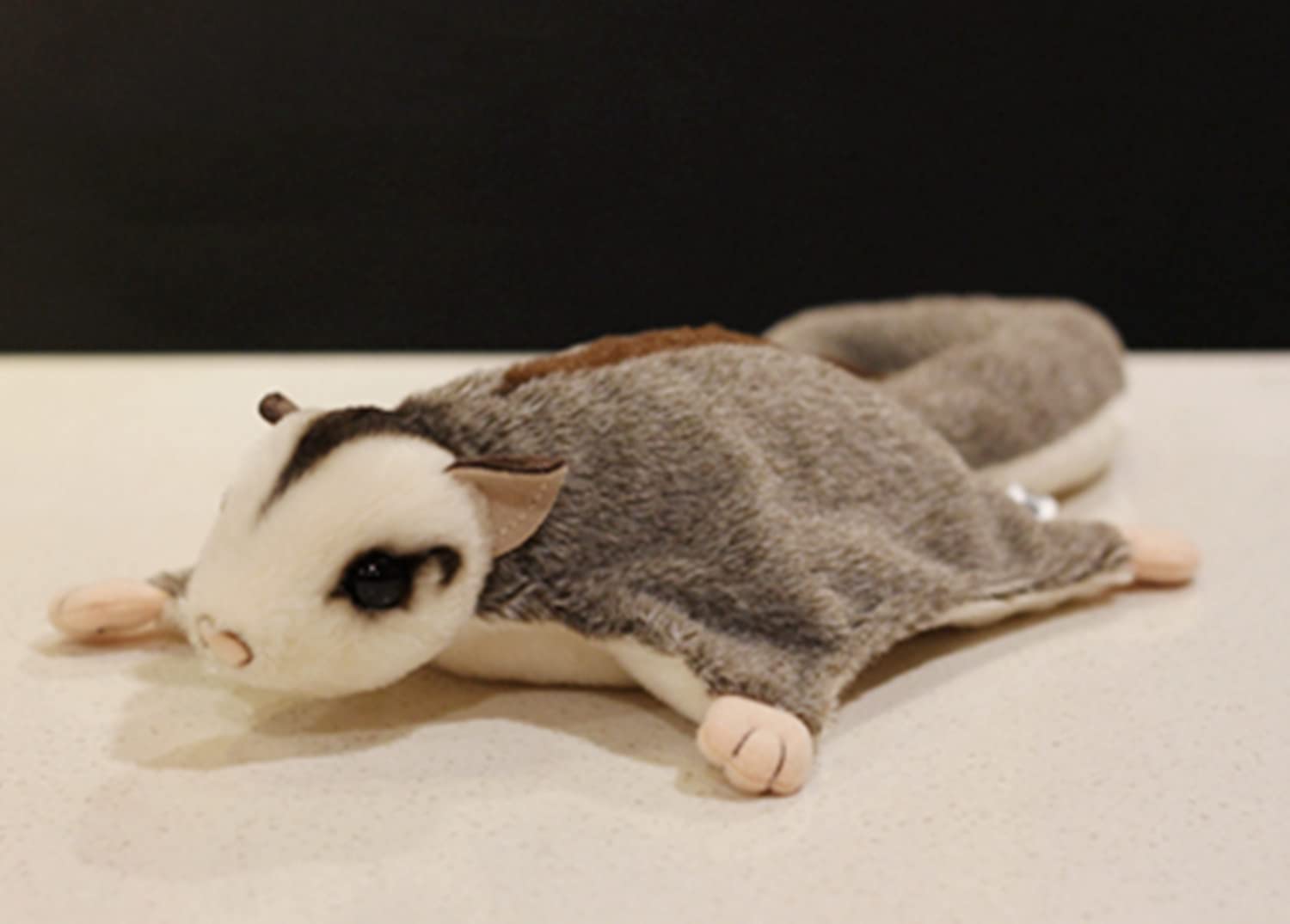 ZHONGXIN MADE Sugar Glider Plush - Realistic Sugar Glider Stuffed Animal, 8.5 inch Plush Toy, Furry Stuff Gifts for Kids