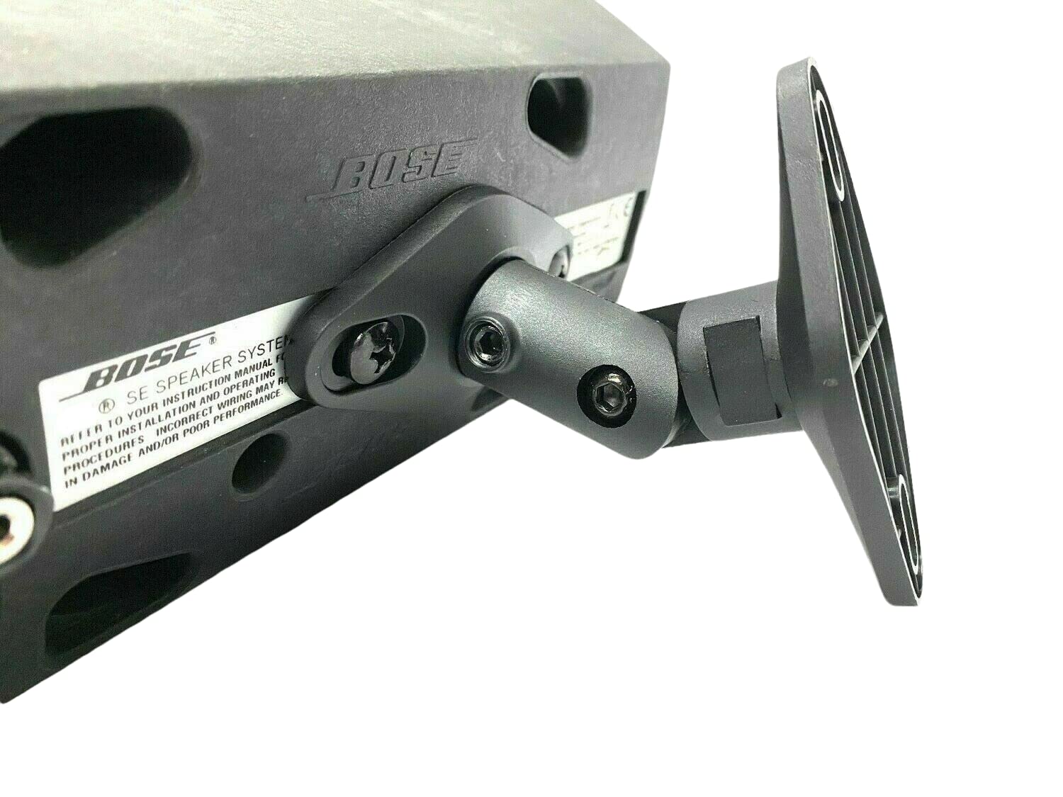USAV Wall Mount Brackets for Black Bose 161 151 SE Speaker - Pair