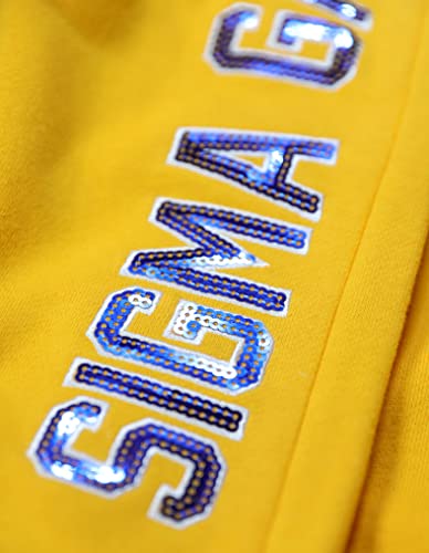 Big Boy Headgear Sigma Gamma Rho M2 Sequin Jogger Pant [M] Gold