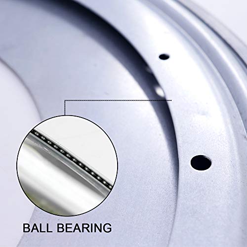 DGQ 12" Lazy Susan Hardware 1000lb Load Capacity Lazy Susan Turntable Bearing Round