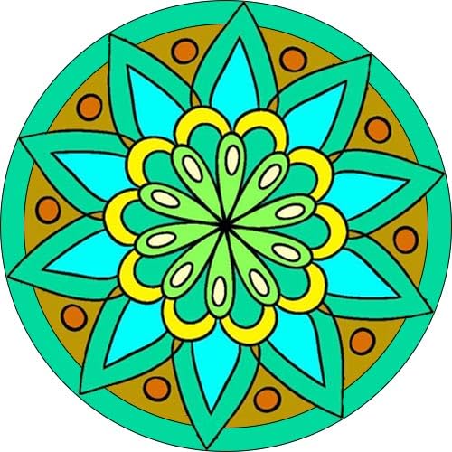 6 Pack Diamond Painting Kits for Adults or Kids, Art Cartoon HD Canvas DIY 5D Full Drill Round Crystal Rhinestone Gem Arts Dots Diamonds Craft Paint - 12 x 16 inch, (G1295--G1300-1)