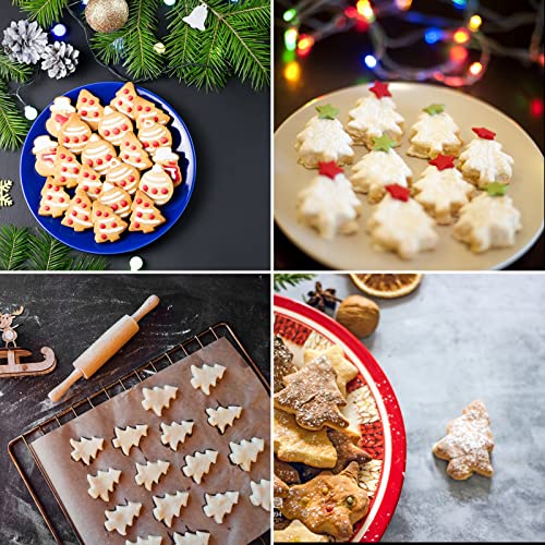 Christmas Tree Silicone Molds 140 Cavity Mini Gummy Mold Food Grade Dog Treat Molds for Christmas Gummy, Candy, Chocolate, Biscuit, Jelly, Dog Cookie