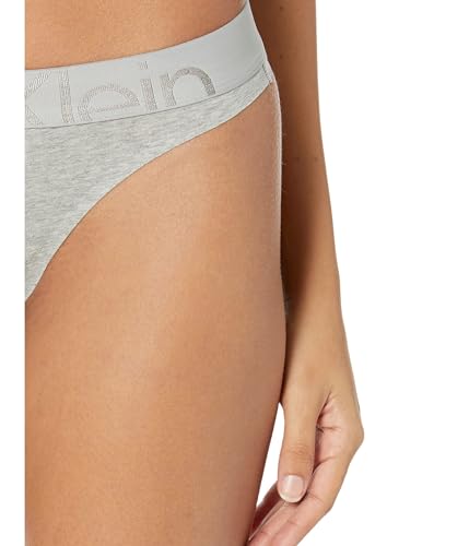 Calvin Klein Embossed Icon Thong Grey Heather