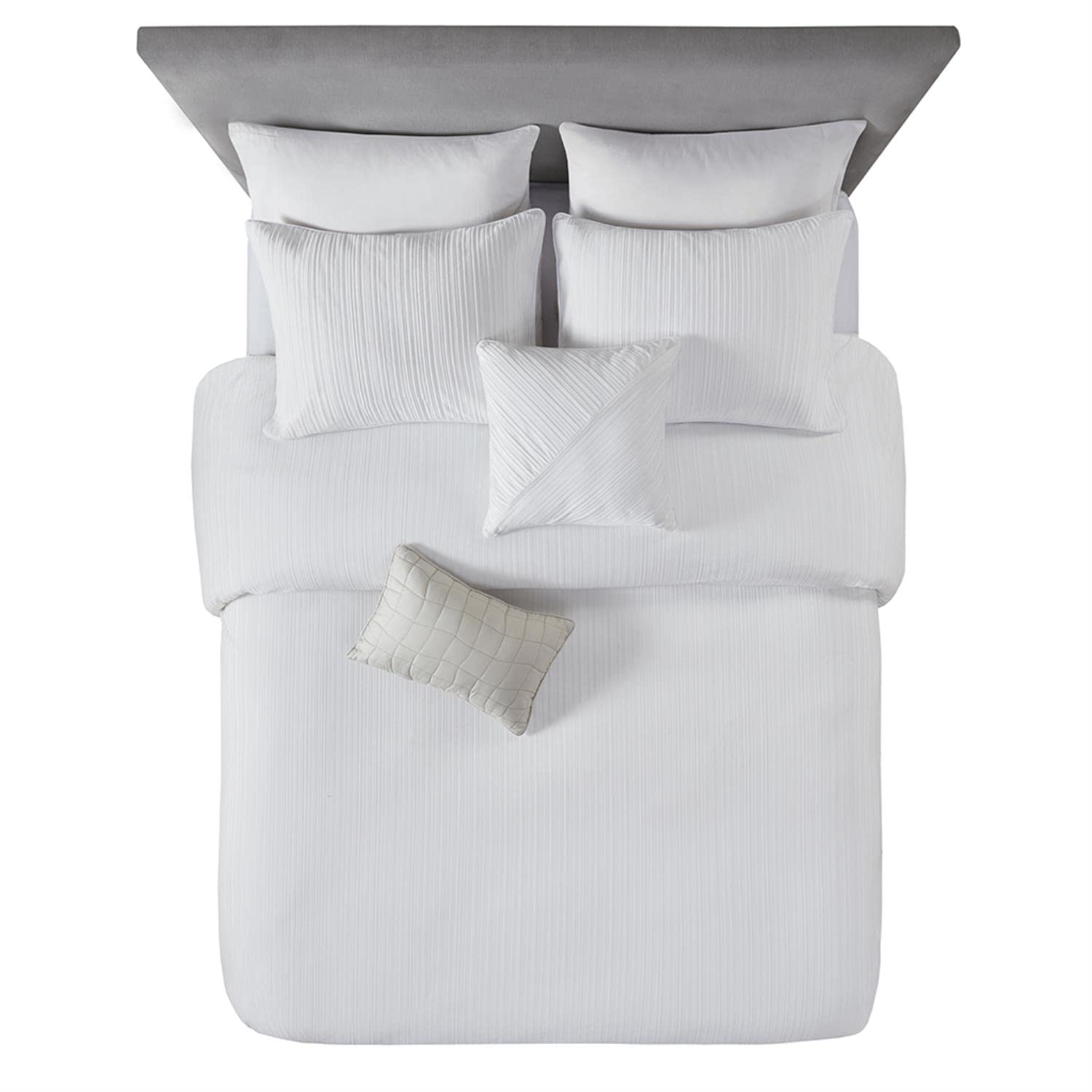 Beautyrest Polyester Solid 5-Piece King Comforter Set in Ivory BR9144409622-08