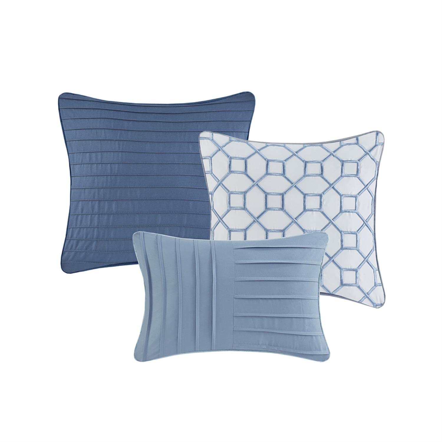 Beautyrest Polyester Printed 10-PC King Comforter Set with Blue BR9144409622-18