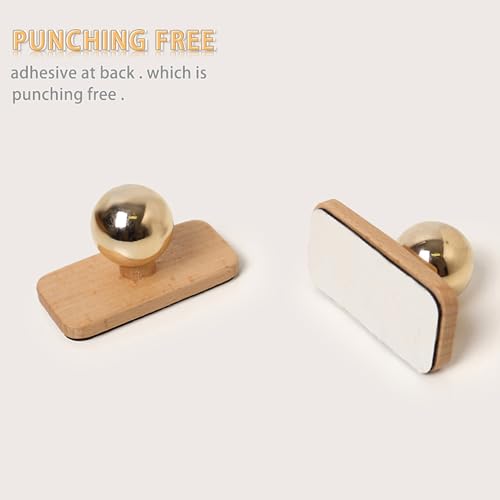LANDGOO Vanity Lights, Wooden 360° Magnetic Rotatable, USB Rechargeable, Battery Operated, Dimmable LED Lighting Bar for Makeup Mirror, Bedroom, Bathroom, Household (Brown, 1PC)