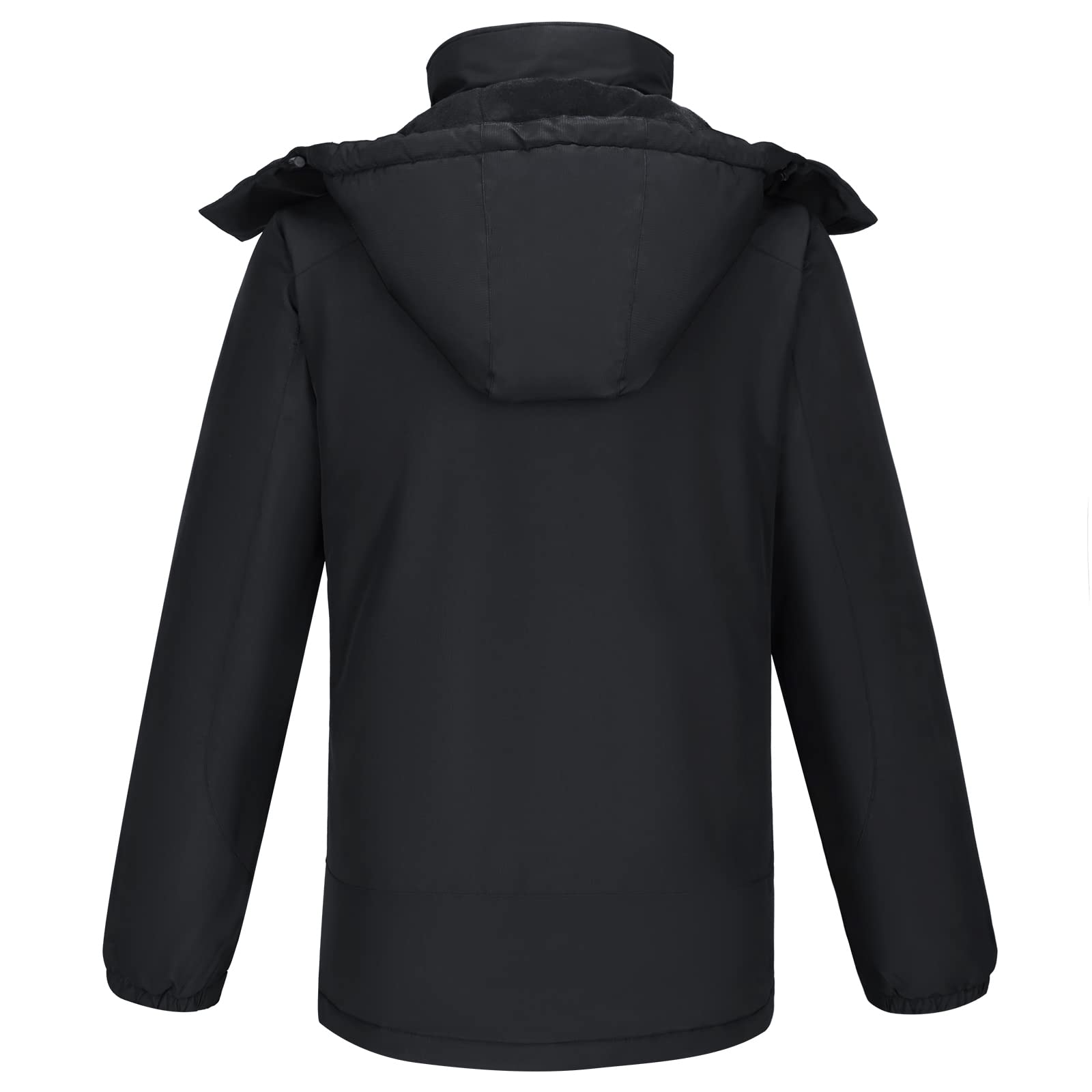 CAMEL Men's Winter Ski Jackets Waterproof Snow Coat with Hood Mountain Windproof Rain Jacket