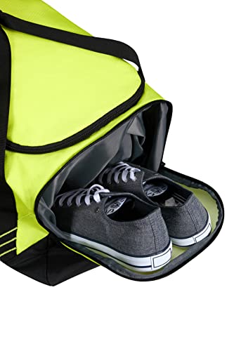 American Tourister Travel Bags, Black/Lime Green