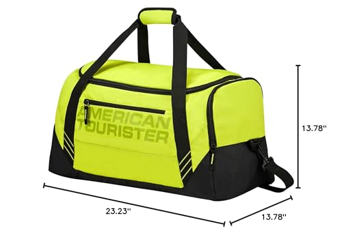 American Tourister Travel Bags, Black/Lime Green