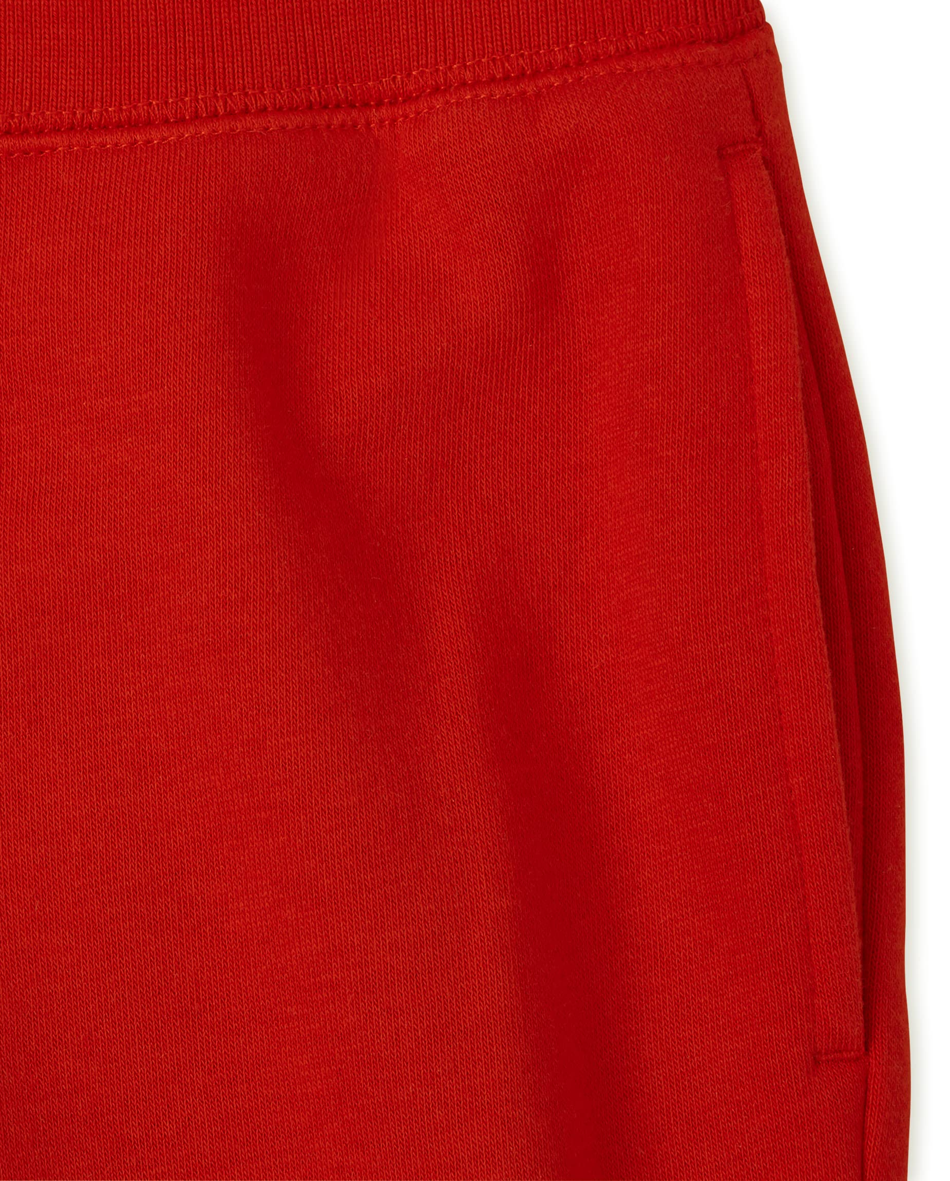 The Children's Place,Boys,Active Fleece Jogger Pants,Cupids Arrow Single,Medium Red