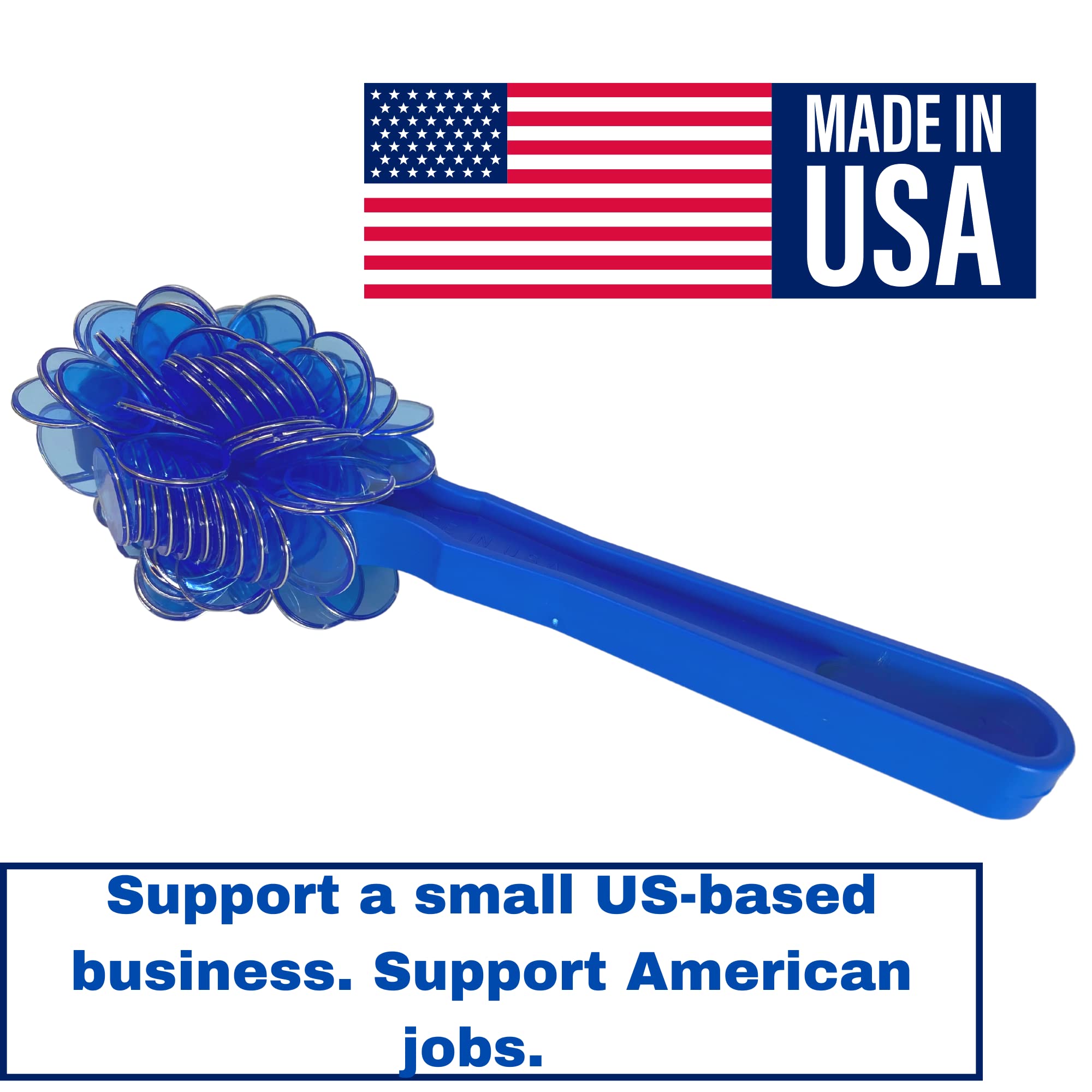 MR CHIPS Made in USA Magnetic Wand with 100 Bingo Plus Extra Blue Chips