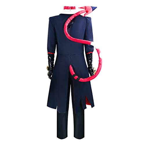 Faihuu Hazbin Hotel Helluva Boss Moxxie Cosplay Costume Adult Tuxedo Uniform Outfit Halloween Carnival Costume (Customized Size)