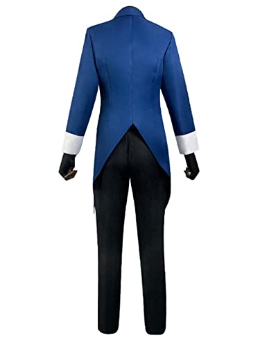 Faihuu Hazbin Hotel Moxxie Helluva Boss Cosplay Men Alastor 2P Costume Halloween Costume Adult (Customized Size)
