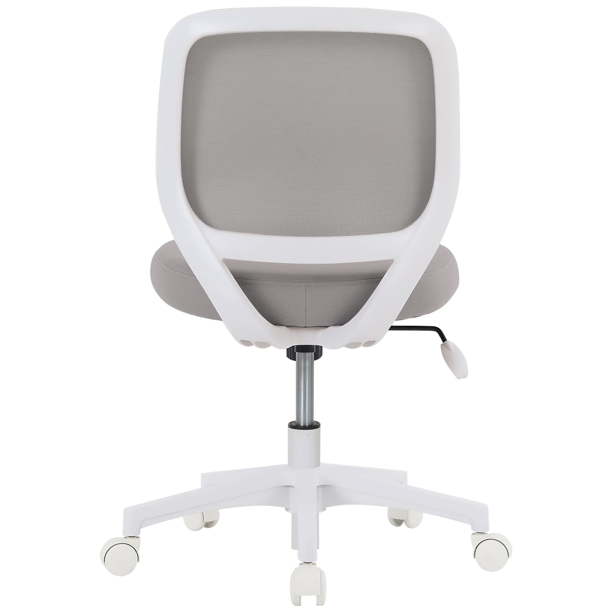 RealspaceĀ® Adley Mesh/Fabric Low-Back Task Chair, Gray/White, BIFMA Compliant