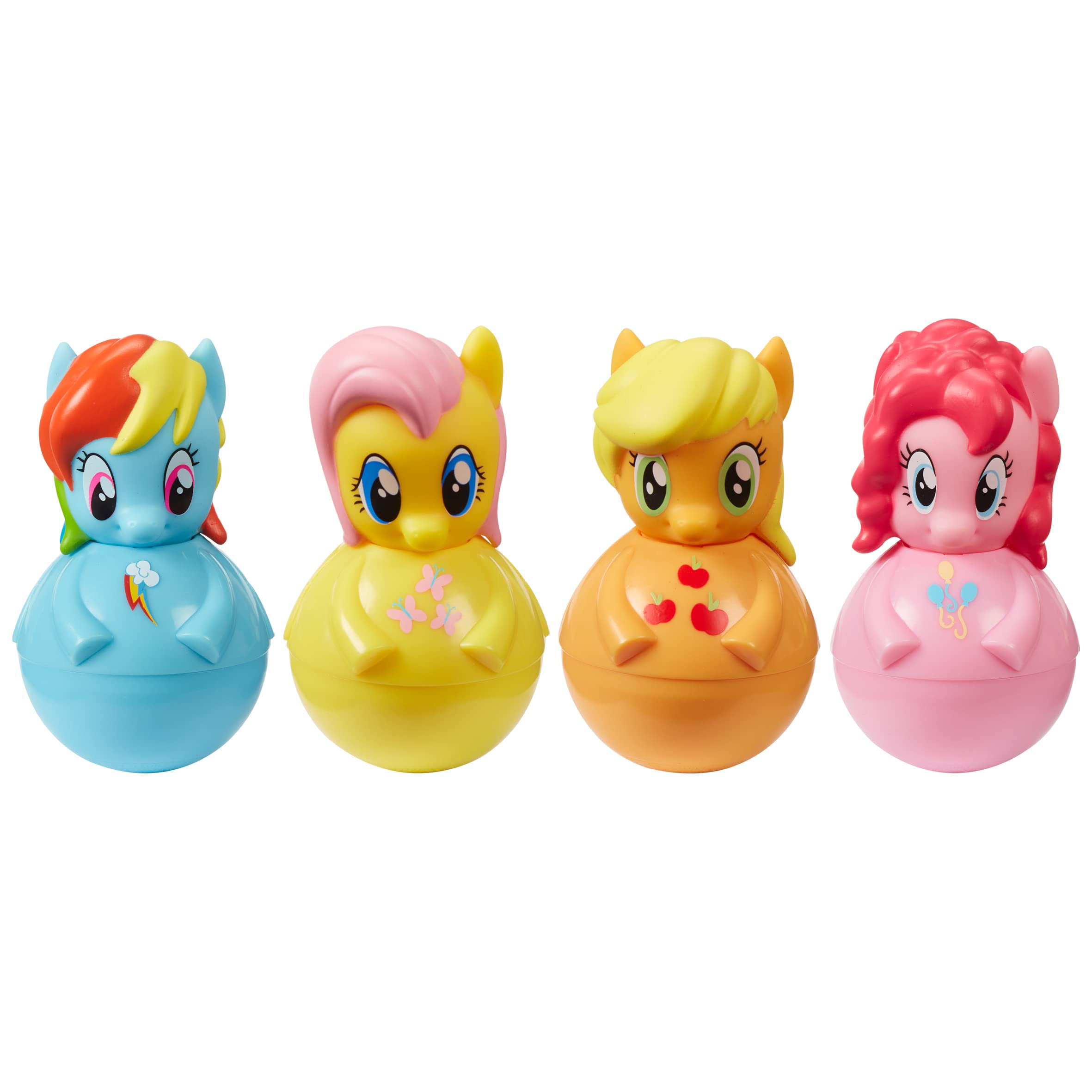 Character Options 07756 WEEBLES Four Pack, Wobble, Preschool Figures, My Little Pony Toys, Multi-Color